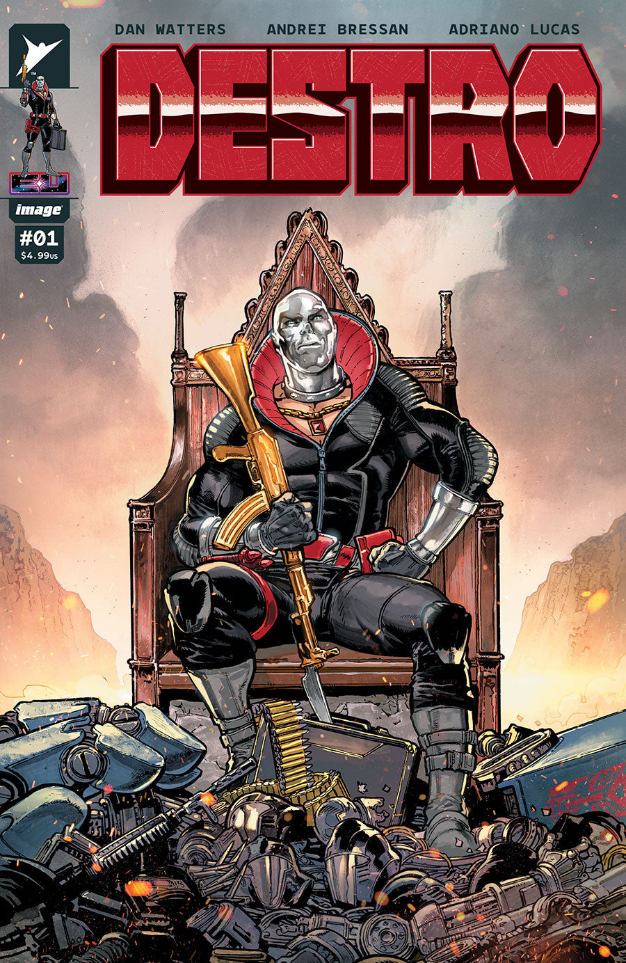 Destro #1 Cover A Regular Andrei Bressan & Adriano Lucas Cover – Black ...