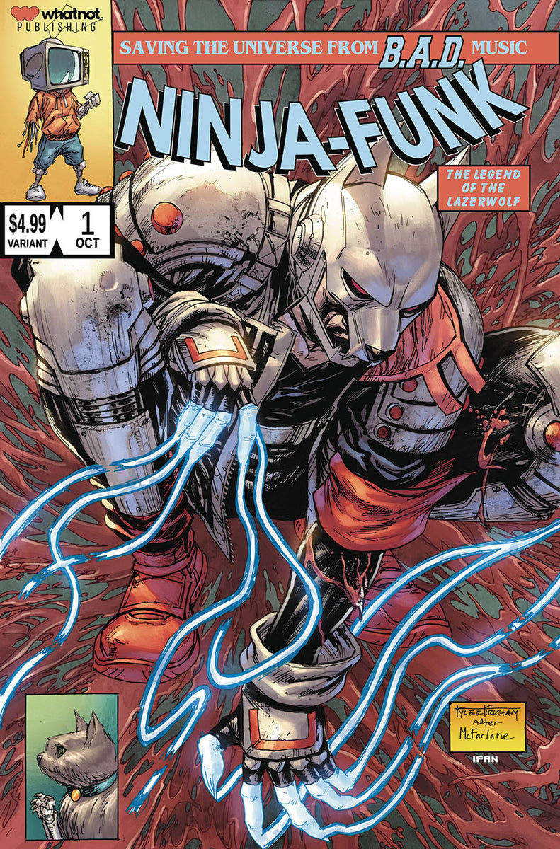 Ninja Funk #1 Cover C Variant Tyler Kirkham Todd McFarlane Homage Cove ...