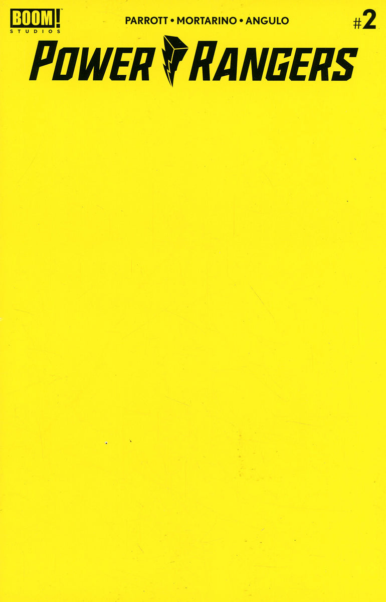 Power Rangers #2 Cover C Variant Yellow Blank Cover – Black Dragon Comix
