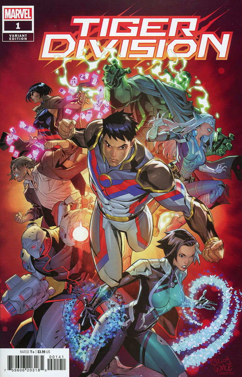 Tiger Division #1 Cover C Variant Carlos Gomez Cover – Black Dragon Comix