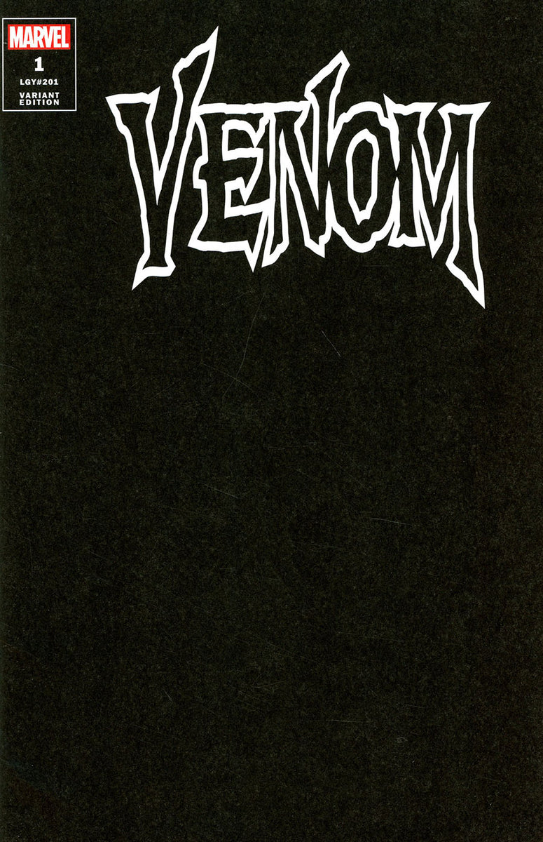 Venom Vol 5 #1 Cover H Variant Black Blank Cover – Black Dragon Comix