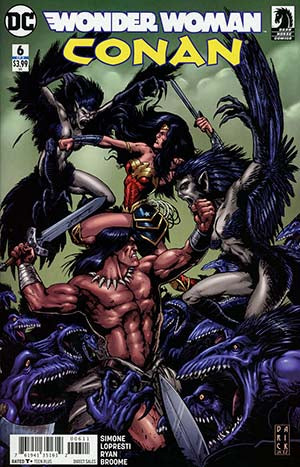 Wonder Woman Conan #6 Cover A Regular Darick Robertson Cover – Black ...